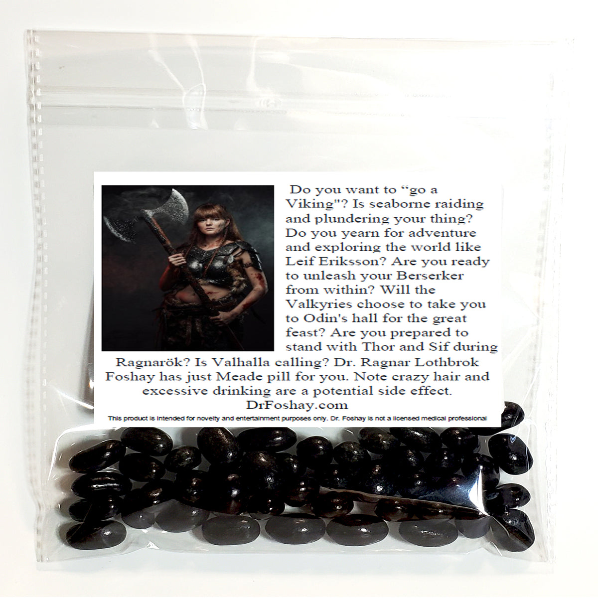 Viking Female Gag Gift – Funny Norse Warrior Novelty Pill – DrFoshay.com